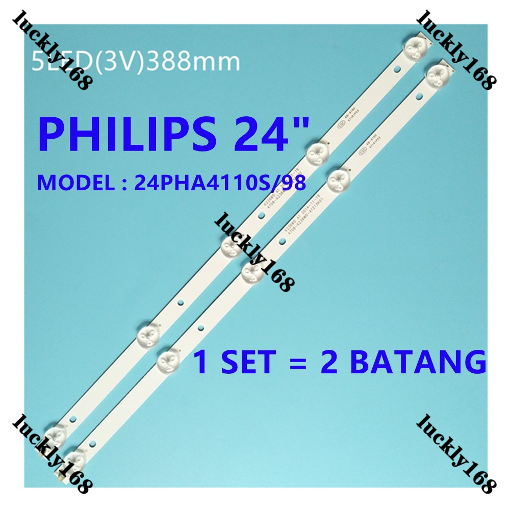 NEW 1SET 24PHA4110S/98 24PHA4100/S98 24" LED TV BACKLIGHT / LAMP TV 24PHA4110 | Shopee Malaysia