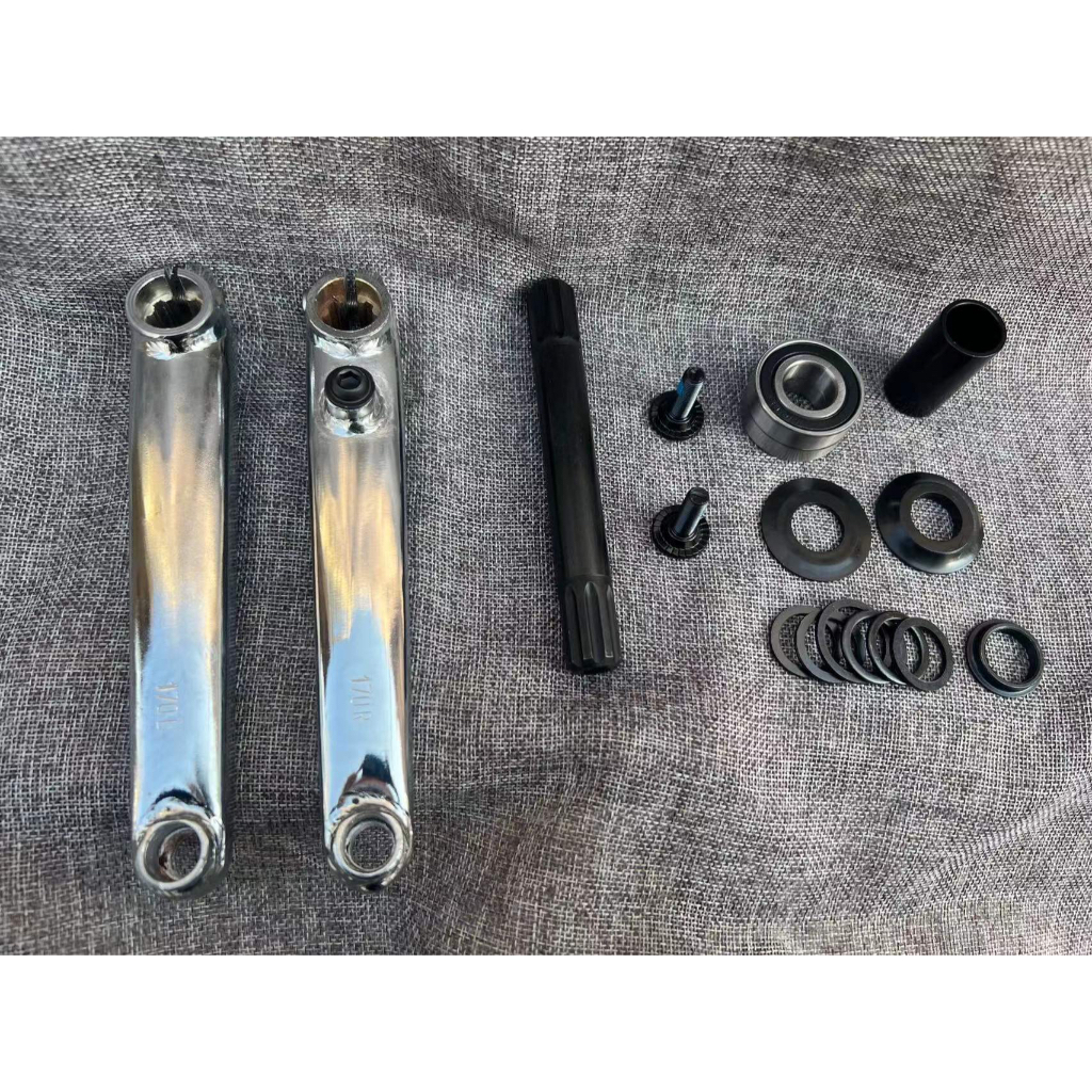 bmx crank 19mm 8 spindle 170mm mid 19mm bb RHD bmx chainwheel | Shopee ...