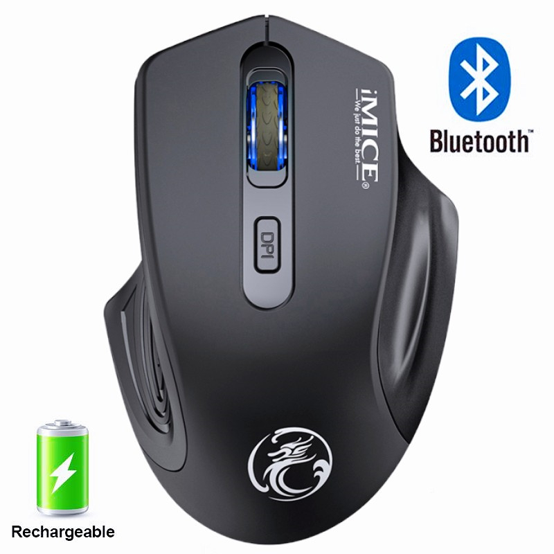 Wireless Gaming Mouse Rechargeable Bluetooth Mice Ergonomic Silent Usb ...