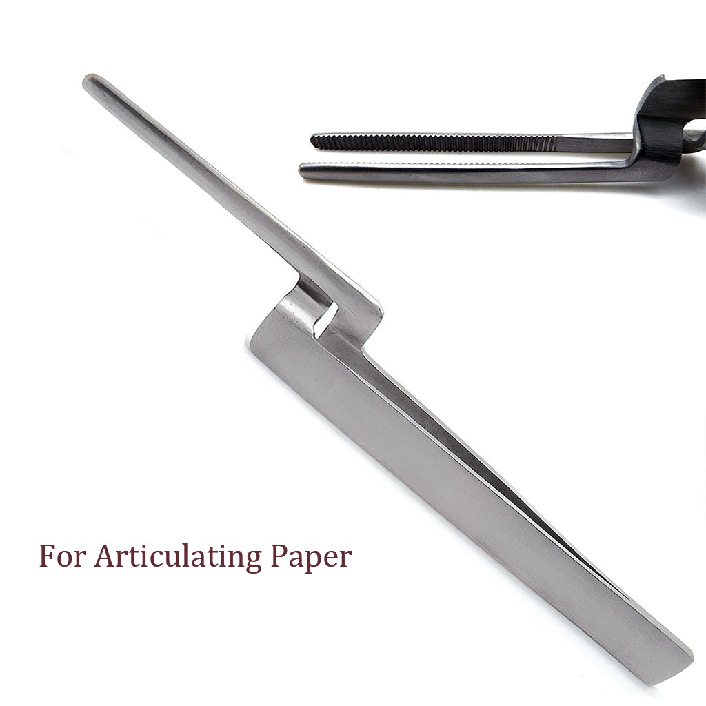 Dental Articulating paper Tweezers Straight Tip Articulating Paper ...