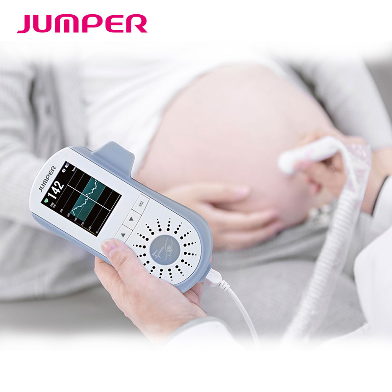 JUMPER 100E001 doppler fetal Baby Heart Rate Monitor device test ...