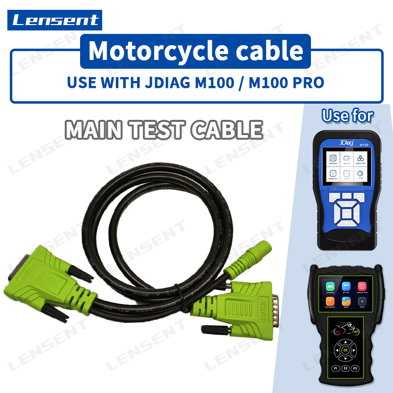 Lensent JDIAG M100 M100 PRO main test cable motorcycle detector ...