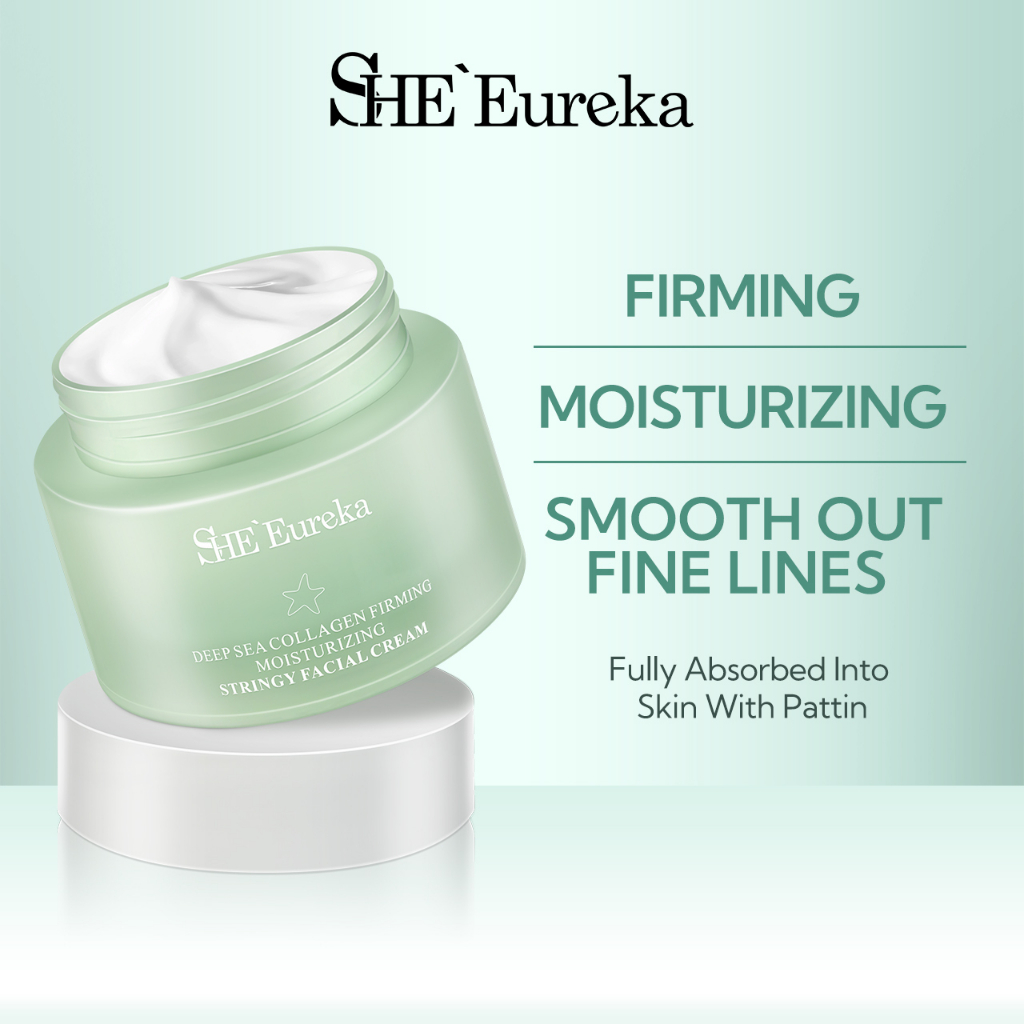 SHE Eureka Deep Sea Hydrolyzed Collagen Moisturizing Firming Cream 50g ...