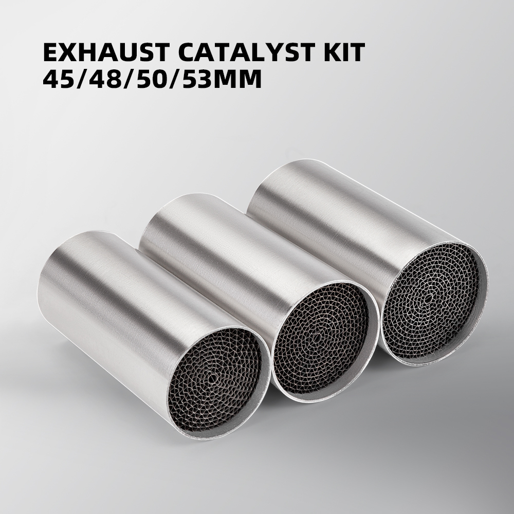 Motorcycle exhaust pipe catalyst kit 45mm 48mm 50mm 53mm | Shopee Malaysia