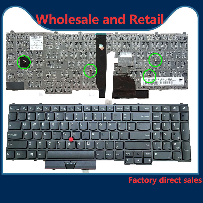 Lenovo ThinkPad P50 P70S P71 P51 P70 US 布局 Laptop Keyboard | Shopee ...