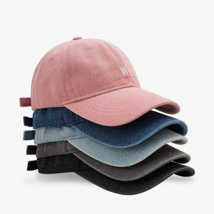 ins Fashion Simple W Letter Embroidered Baseball Cap Couple Versatile ...