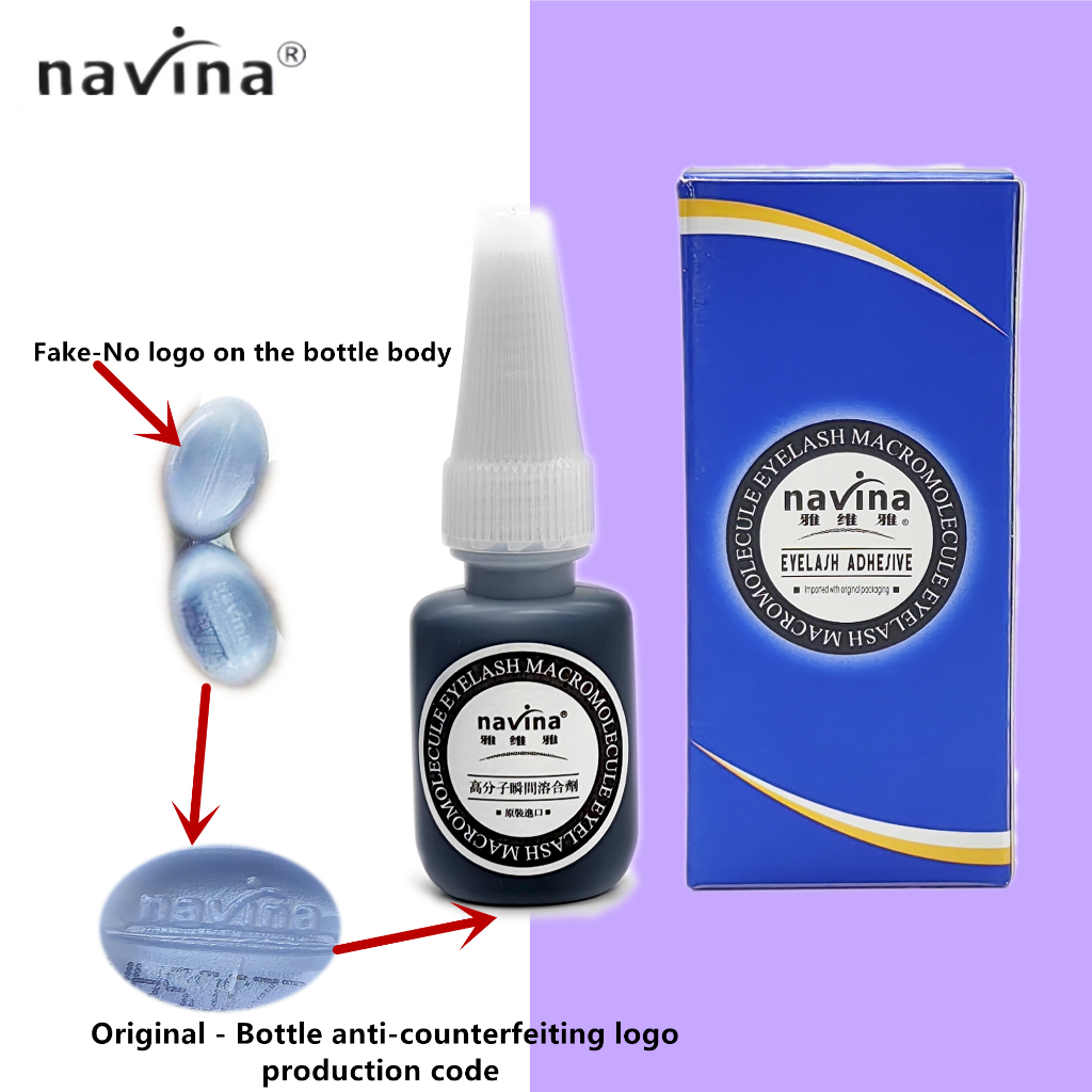 Navina Long Lasting 25days Quick Dry Microstimulation Low Smell Eyelash ...