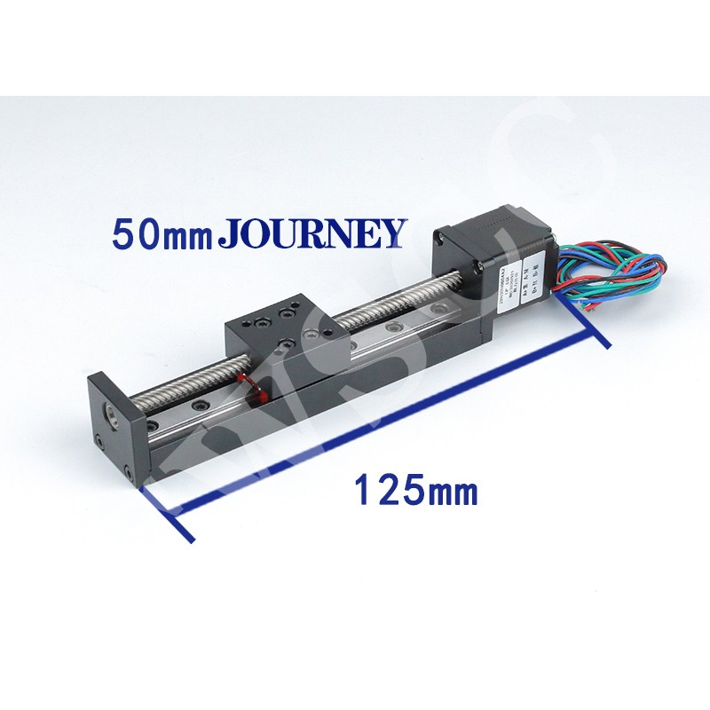 Miniature precision 28 linear stepper motor guide rail slide table T ...