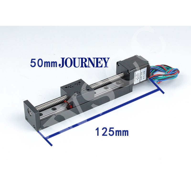 Miniature precision 28 linear stepper motor guide rail slide table T ...