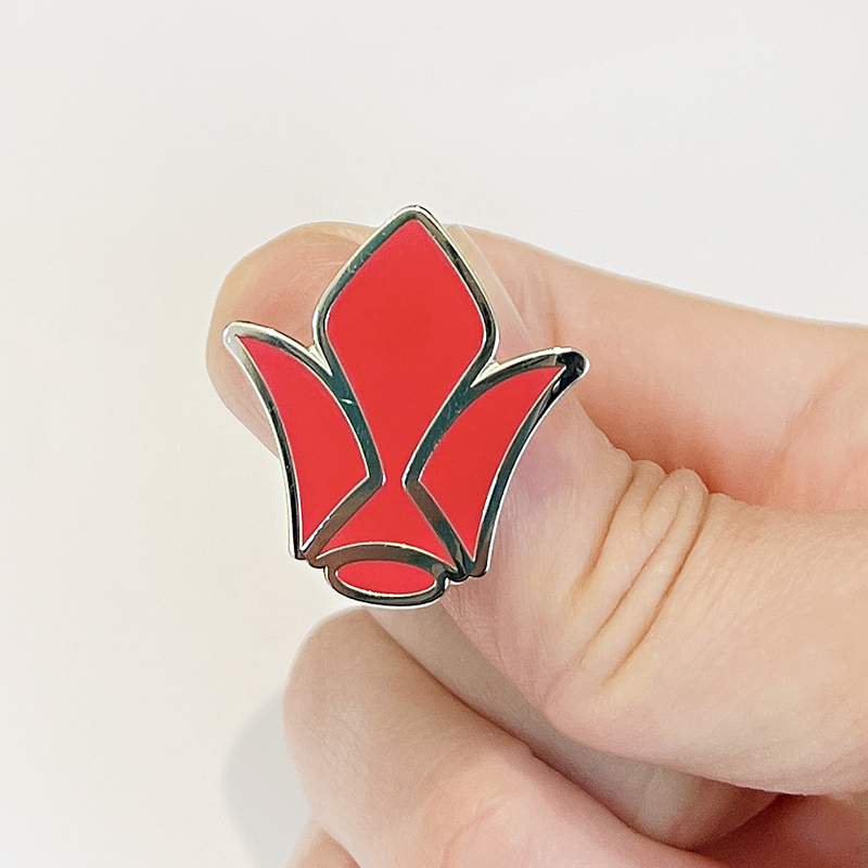 The Gundam Tekkadan logo enamel pin anime metal badge brooches jewelry ...