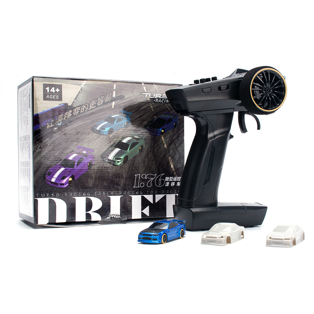TURBO RACING 1:76 New Flat Running C64 C74 Full Scale Mini Remote ...