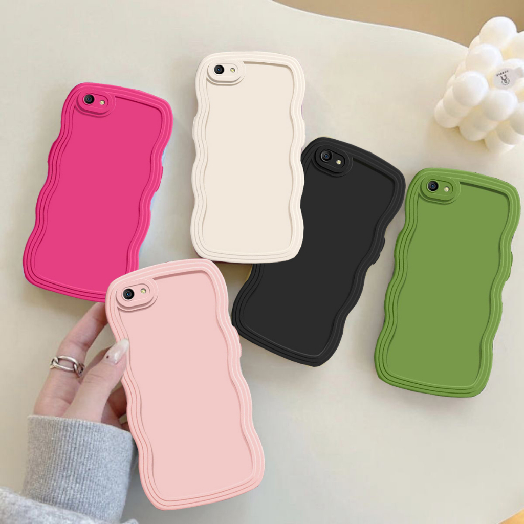 Vivo Y66 Y67 Y83 S1 Pro V15 Pro Wave Bumper Candy Color Camera ...