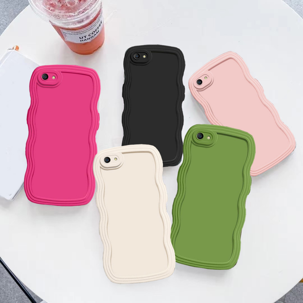 Oppo A83 R9S R11S A31 2020 Reno 3 A59 A15 A15S Wave Bumper Candy Color ...
