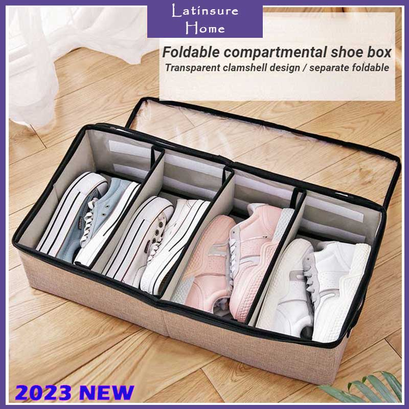 Dust-proof Shoes Box Foldable Large Capacity Dustproof Shoe Box ...