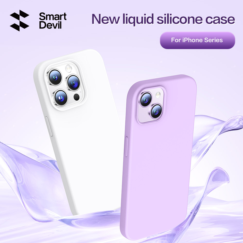 SmartDevil New Liquid Silicone Shell For iPhone 14/14 Pro/13 Promax/13 Pro Personalized ...