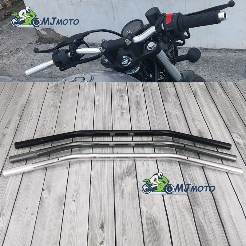 【MJMOTO】22mm Universal Retro Motorcycle Steering Wheel Handlebar ...