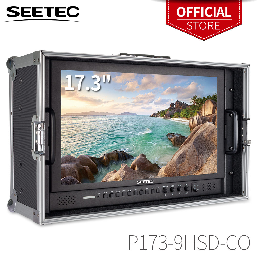 SEETEC P173-9HSD-CO 17.3 Inch Carry on Broadcast Production Director ...