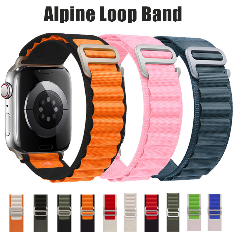 Alpine Loop Strap for Apple Watch Band 8 7 6 5 4 3 iWatch Ultra 49mm Sport Band for iwatch ...
