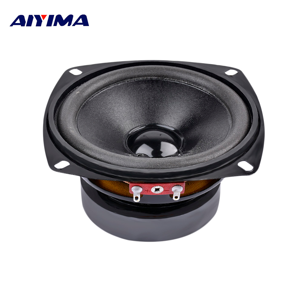 AIYIMA 1Pcs 4 Inch 8 Ohm 50W Portable Full Range Audio Speaker Computer woofer Speakers DIY For ...