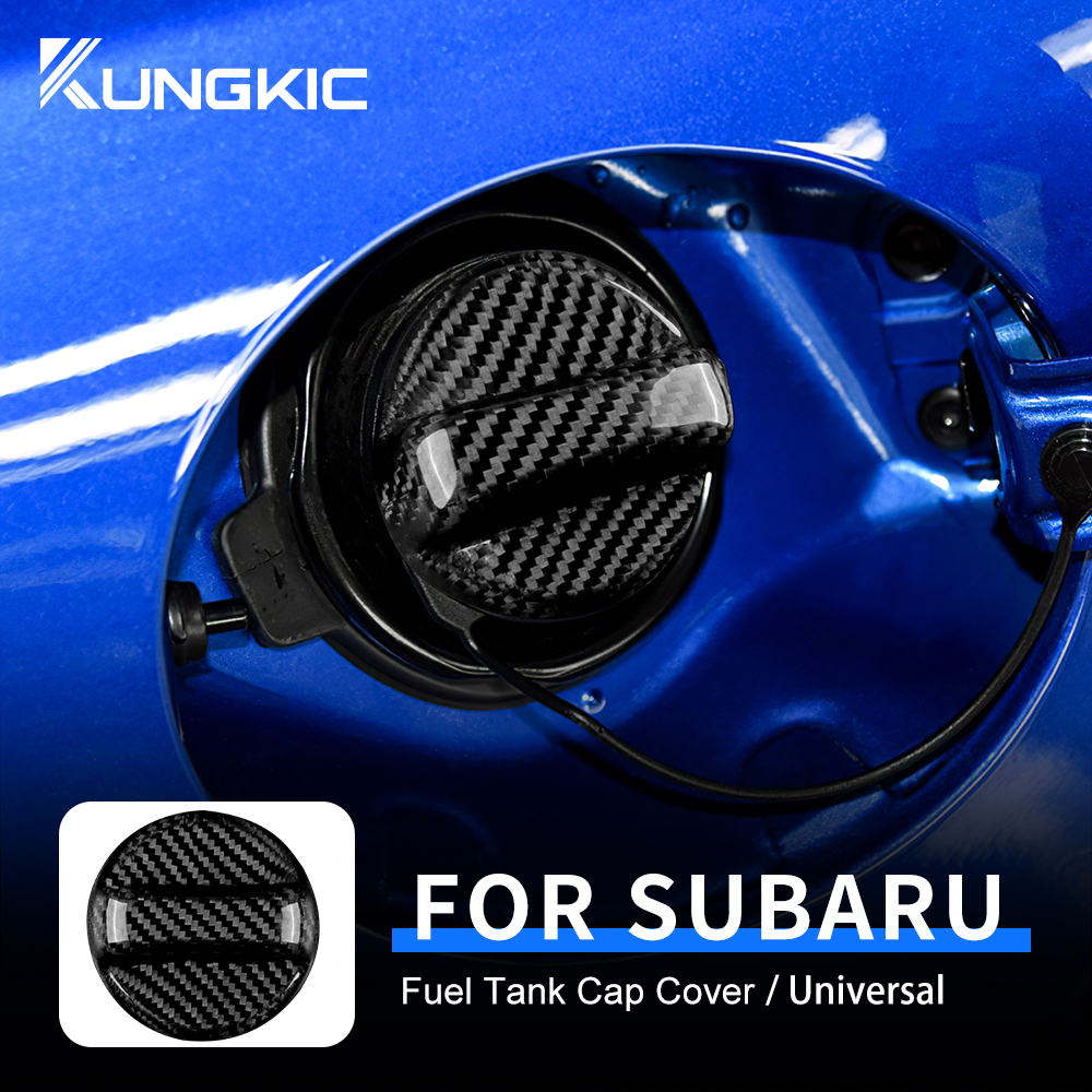 Real Dry Carbon Fiber For Subaru BRZ WRX STI XV Car Fuel Tank Cap ...