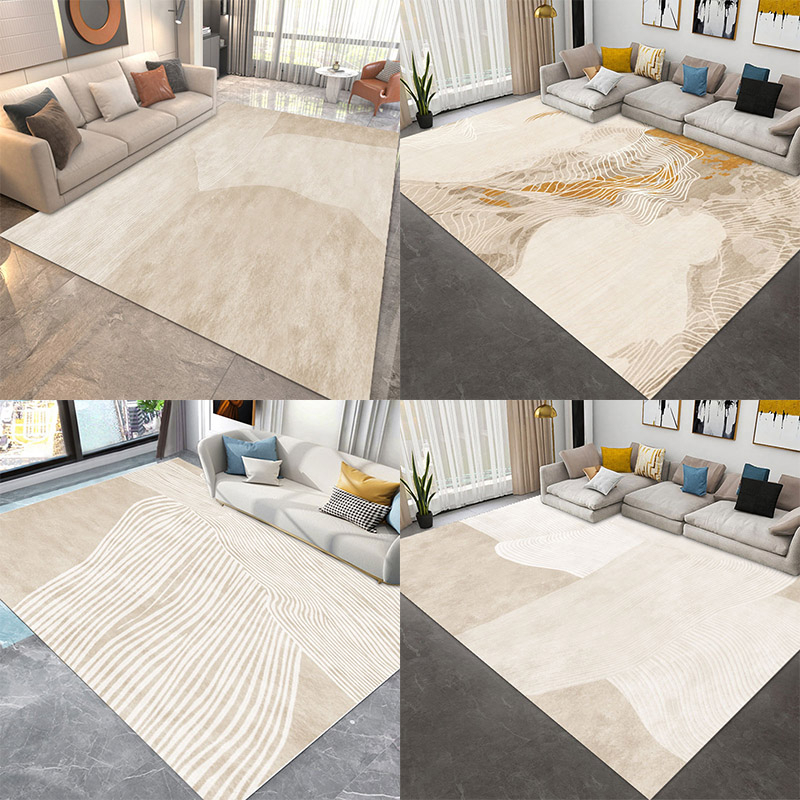 Large Size Imitation Cashmere High-end Velvet Carpet Luxurious Home ...