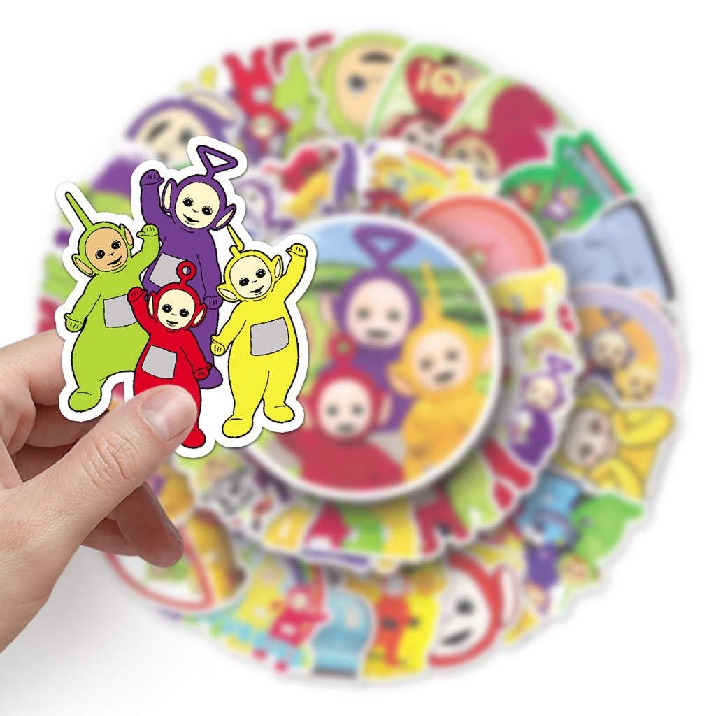 50 Piece lovely Teletubbies Creative Motor Stickers Car Stickers ...