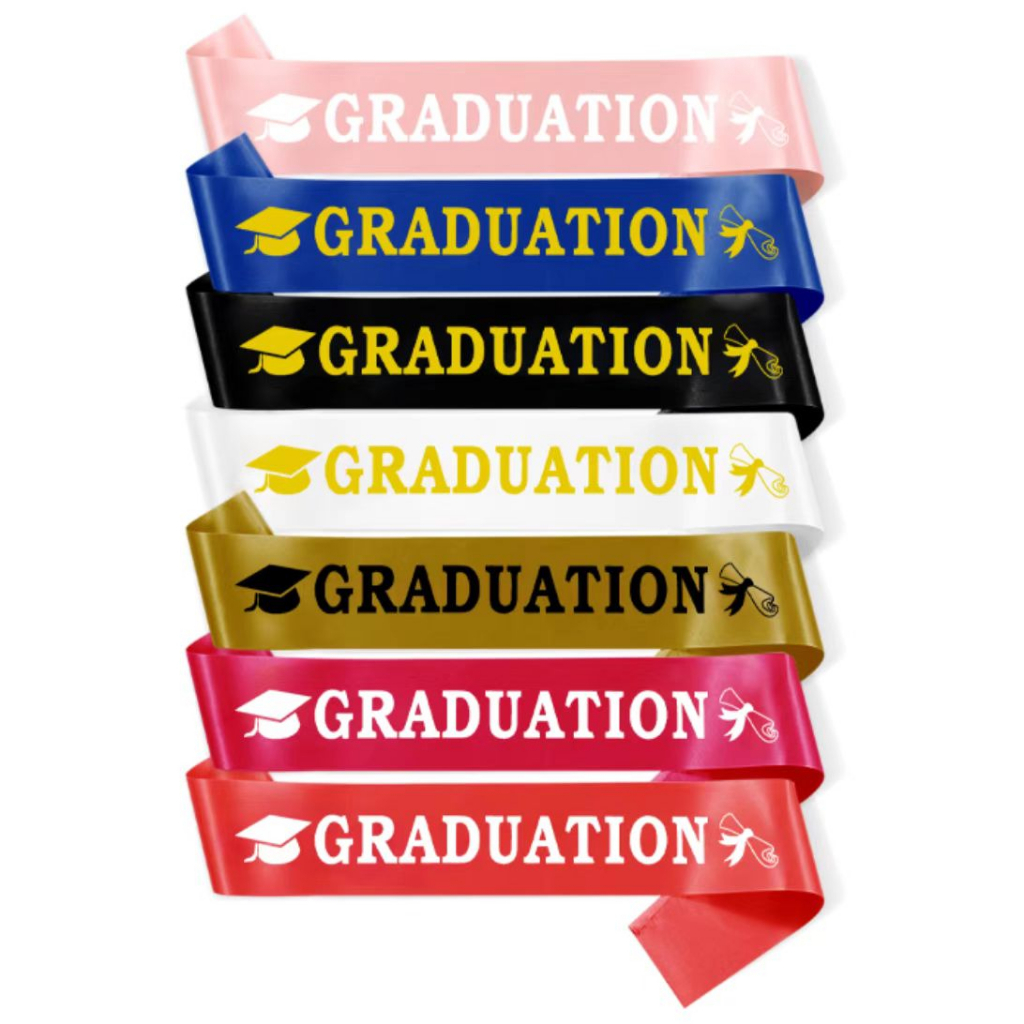 【New Design】Graduation Sash Graduate Party Supplies | Shopee Malaysia