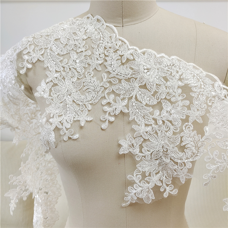1 Meter price border Lace,beautiful embroidery border lace ,tinghi lace ...
