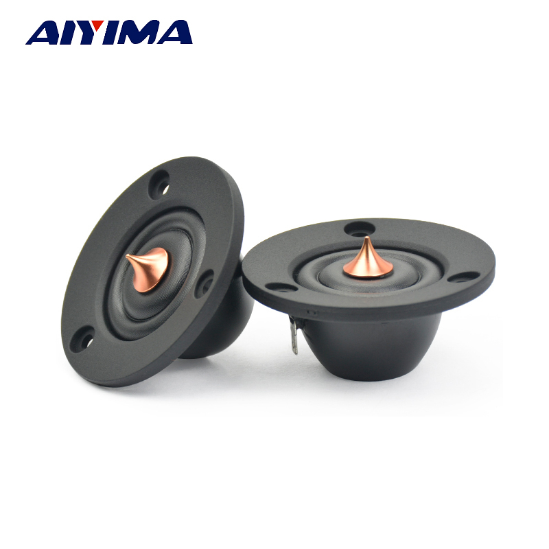 AIYIMA 2Pcs 2 Inch Tweeter 6 Ohm 30W HIFI Silk Dome Treble Speaker ...