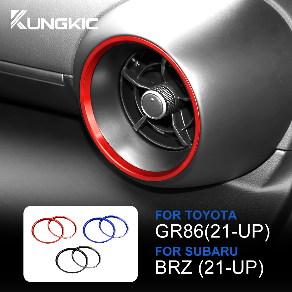 For Subaru BRZ Toyota GR86 2021-2024 Aluminum Air Vent Trim Ring Air ...