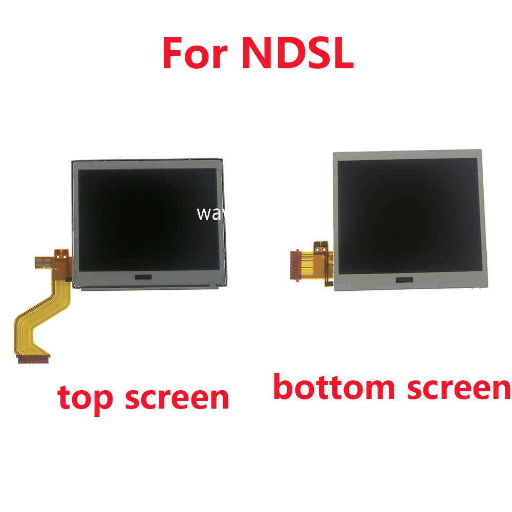 Top Bottom Upper Lower LCD Screen for NDSL LCD Display Screen for ...