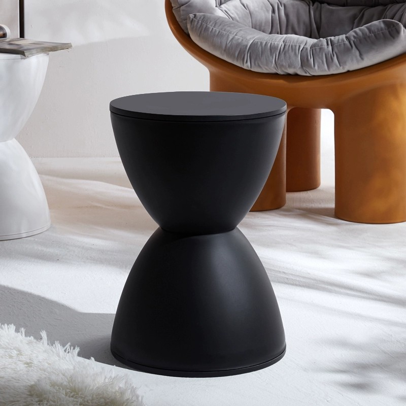 Nordic Hourglass Stool Side | Side Table | Elegant and Creative ...