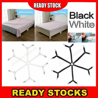 Bed Clips 3 Way 6 Sides Adjustable Bed Sheet Clips Grippers Fasteners ...