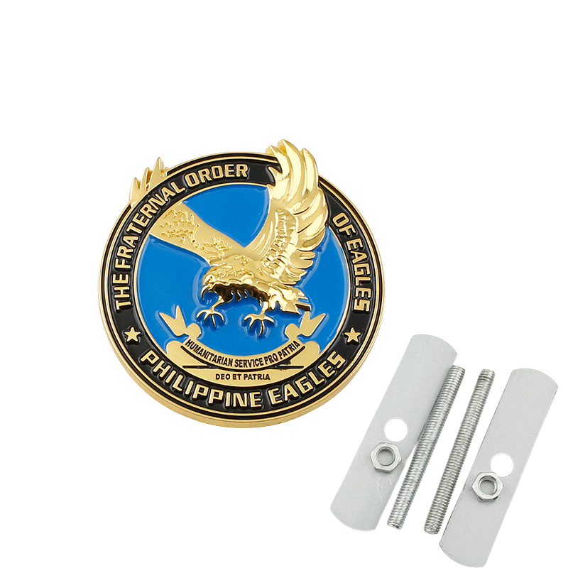 3D Metal Car Emblem The Fraternal Order of Eagles - Philippine Eagles ...