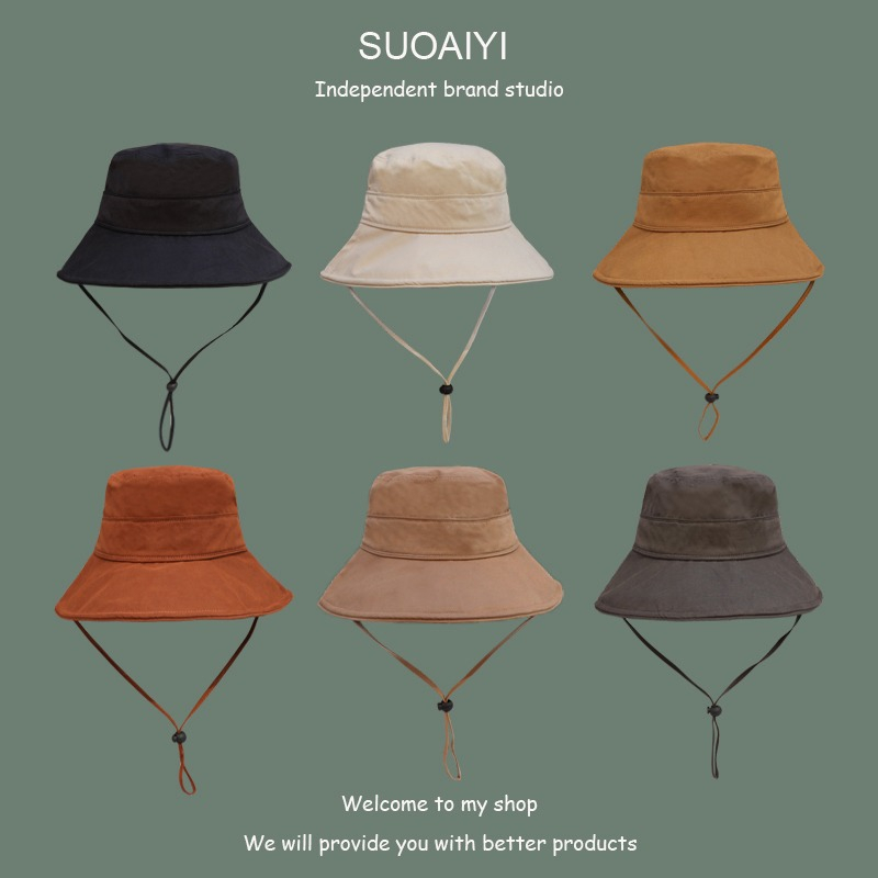 Bucket Hat Female Summer Korean Version Versatile Trendy Influencer ins ...