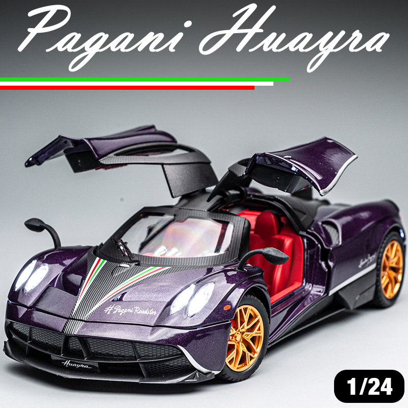 Diecast car 1:24 Pagani Huayra models cars alloy Diecast toys vehicles ...