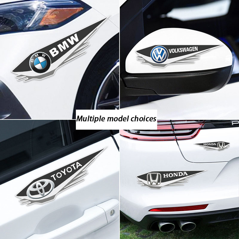 4Pcs Car stickers cover scratches and repair artifacts. Doors, front ...