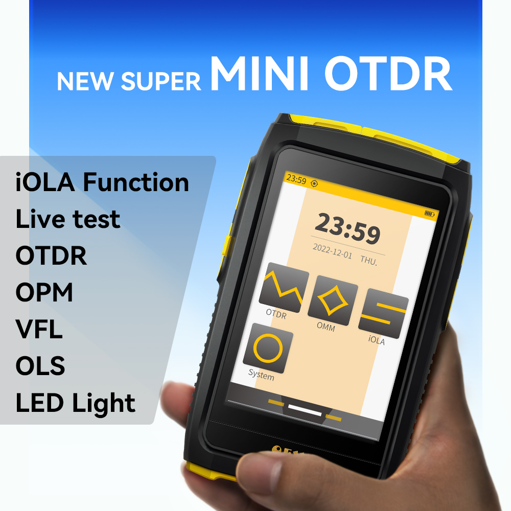 Mini OTDR Active Fiber Live Test 1550nm 20dB 80KM Fiber Reflectometer ...