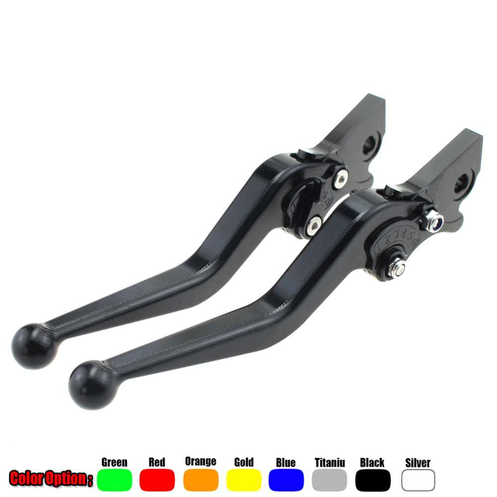 Motorcycle Accessories CNC Aluminum Handlebar Adjustable Brakes Levers ...