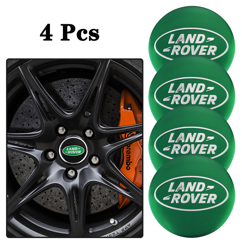 4Pcs 56mm Car Emblem Wheel Center Hub Caps Stickers For Land Rover ...
