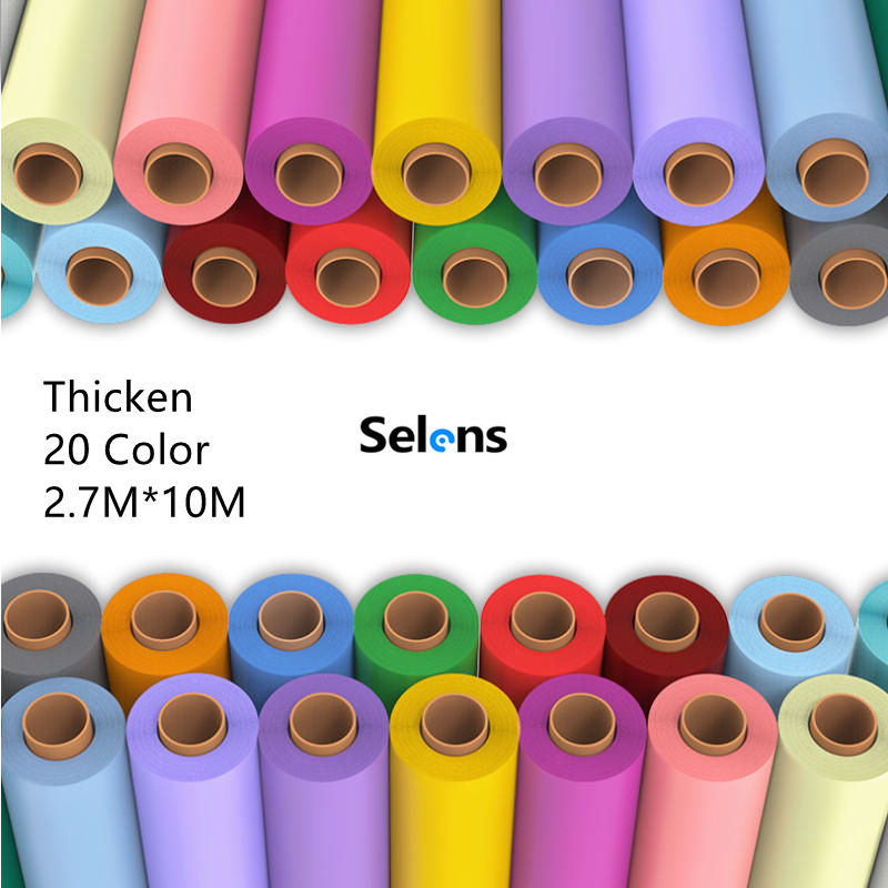 [Free Shipping] Selens Background Paper Thicken 2.7X10M Seamless Studio ...