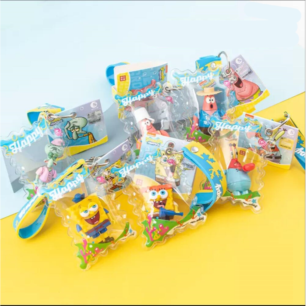 SpongeBob Squarepants nickelodeon Key Chain backpack buckle Toys ...