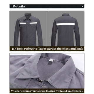 【🇲🇾MALAYSIA READY STOCK】PPE Baju Safety Jacket Long Sleeve Men Women ...