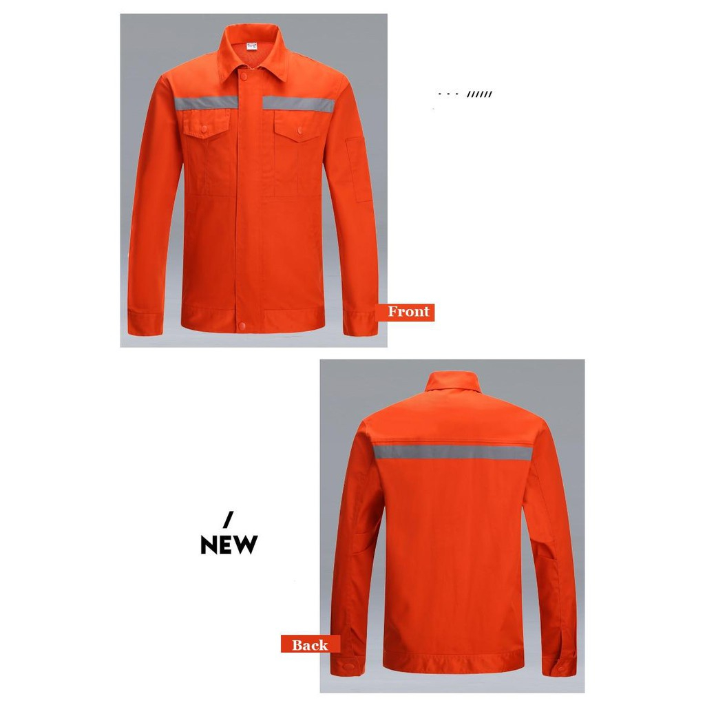 【🇲🇾MALAYSIA READY STOCK】PPE Baju Safety Jacket Long Sleeve Men Women ...