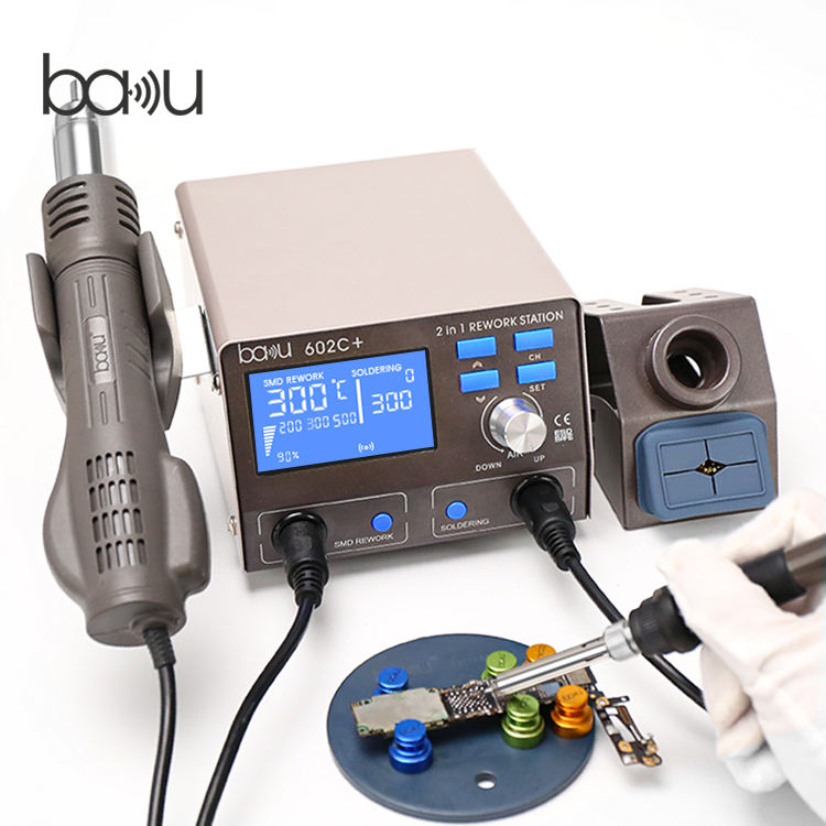 BAKU SMD Rework Station 2 In 1 High Quality Welding equipment LCD ...