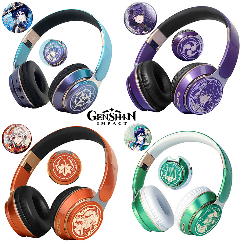 Genshin impact headphone Arlecchino wireless bluetooth headset xiao ...