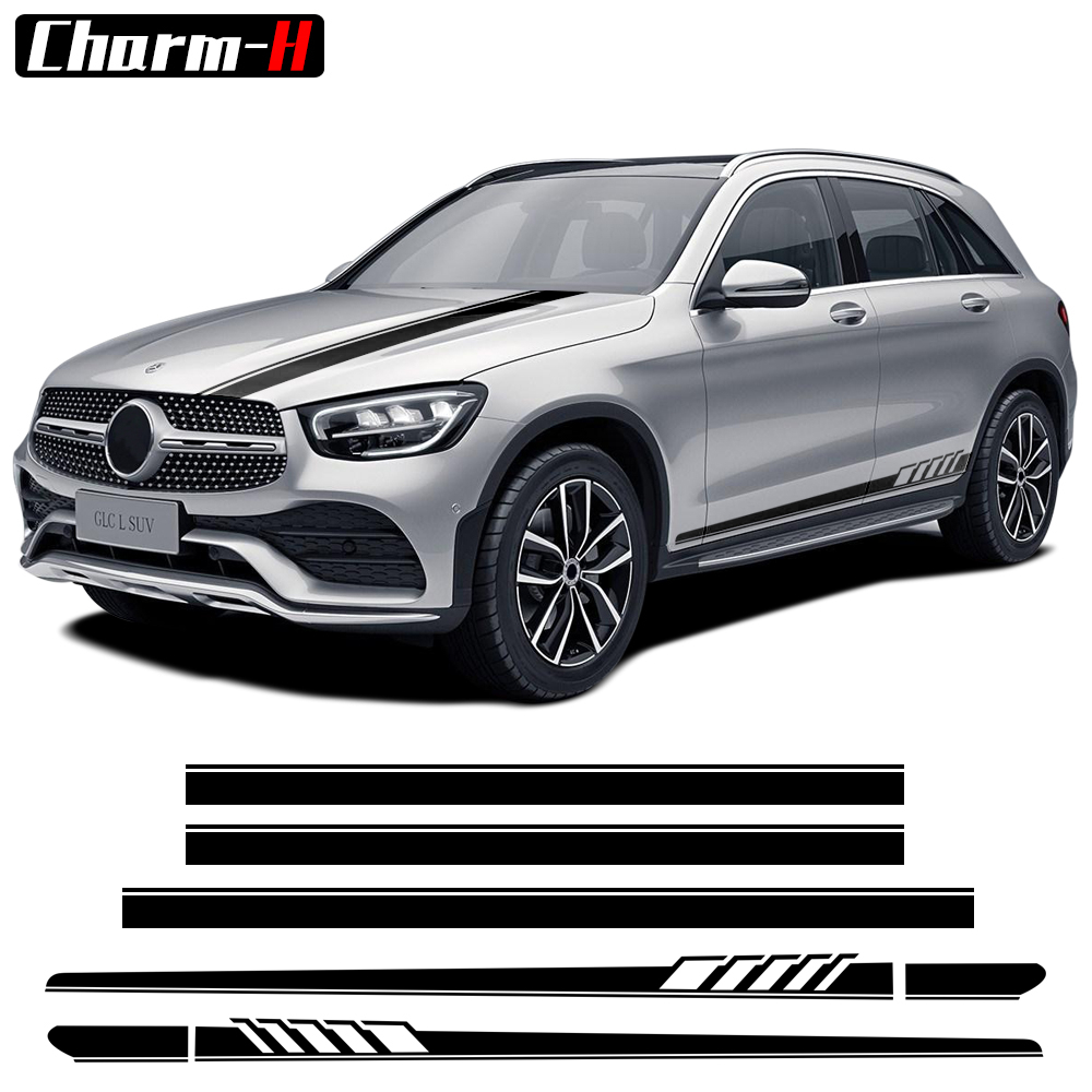 Edition 1 Side Stripes for GLC Class GLC200 GLC300 4Matic AMG X253 X254 ...