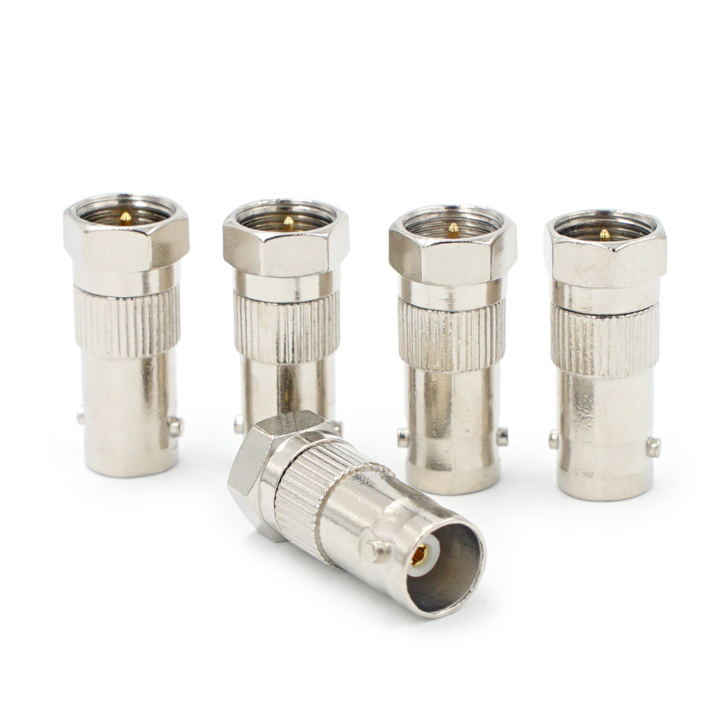 Connector F Type male plug to BNC Female jack RF Coaxial Radio Antenna ...