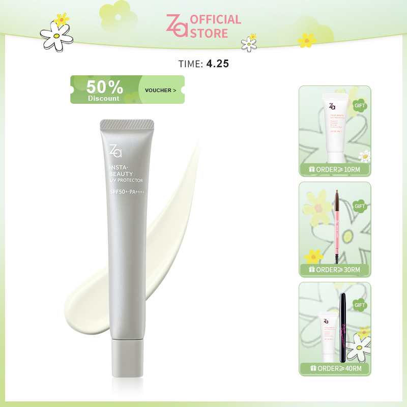 ZA Sunscreen Moisturizing And Anti-Aging Sunscreen SPF50 PA + + + 30g ...