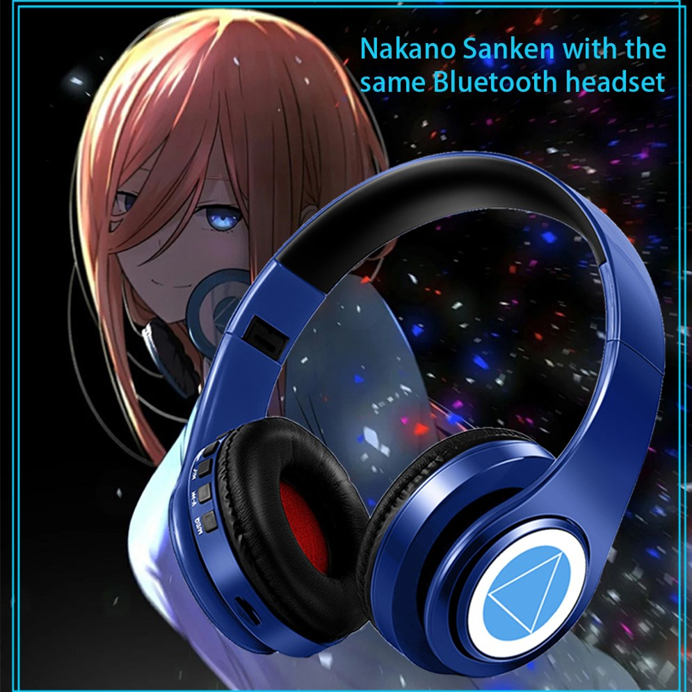 Anime Nakano Miku Sanjiu Cosplay Wireless Headphone Rechargeable ...